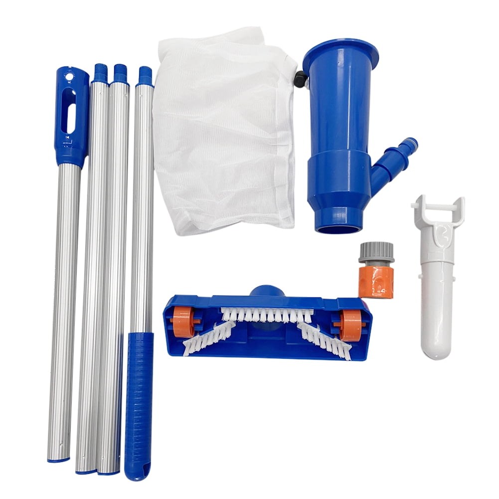 Swimming Pool Vacuum Cleaner Portable Spa Pond Vacuum Cleaner with 4 ...