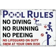 Swimming Pool Warning Signs, Swimming Slogans, Billboard Signs, Metal ...