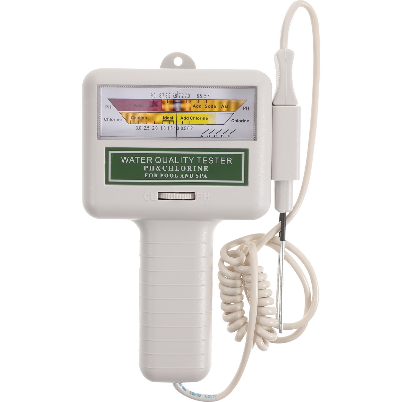Swimming Pool Water Quality Tester PH/CL2 Chlorine Tester (Grey) with ...