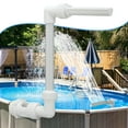 AMHOOEN In-Ground & Above Pool Waterfall Sprinkler, Pond Fountain, Spa ...
