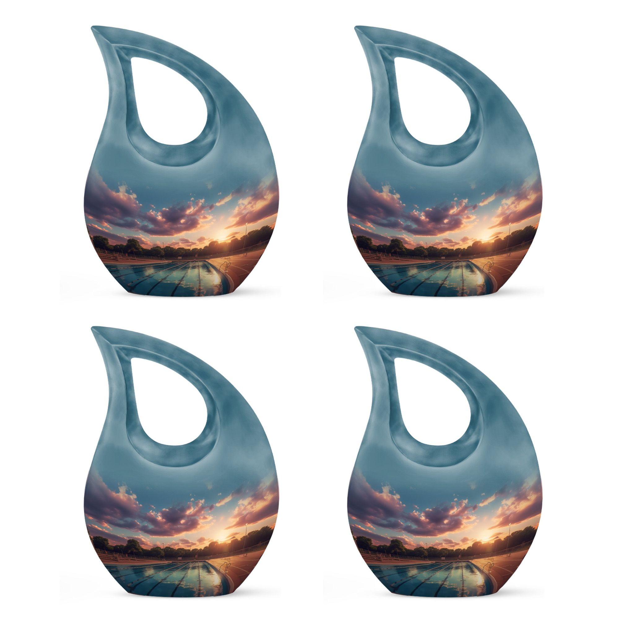 Swimming Pool urn - urn for mom ashes & dad - cremation containers for ...