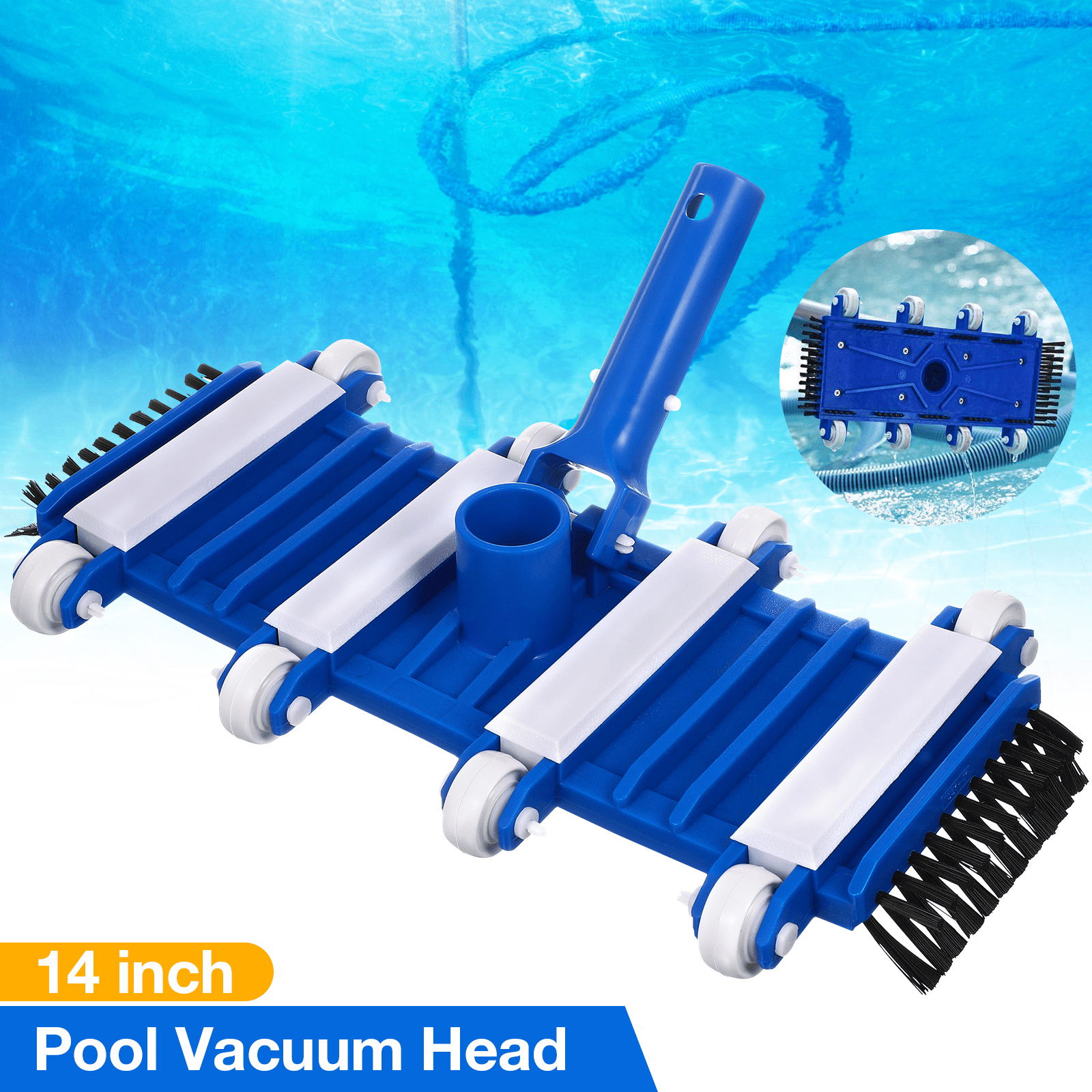 Swimming Pool with Brush Suction Vacuums Head for Pools Manual Clean ...