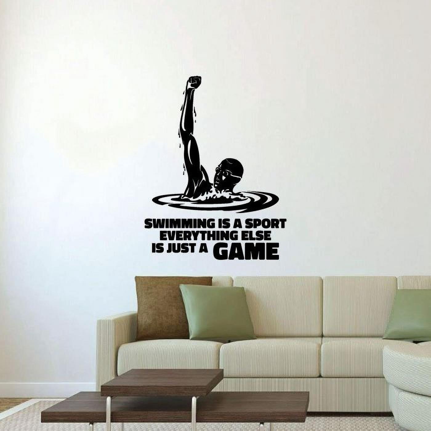 Swimming Is A Sport Everything Else Is Just A Game Vinyl Wall Sticker ...