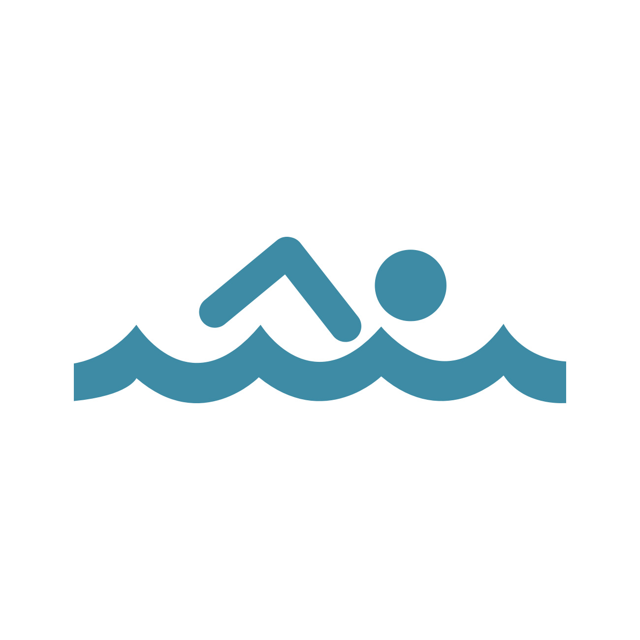 Swimming Sticker Decal Die Cut - Self Adhesive Vinyl - Weatherproof ...