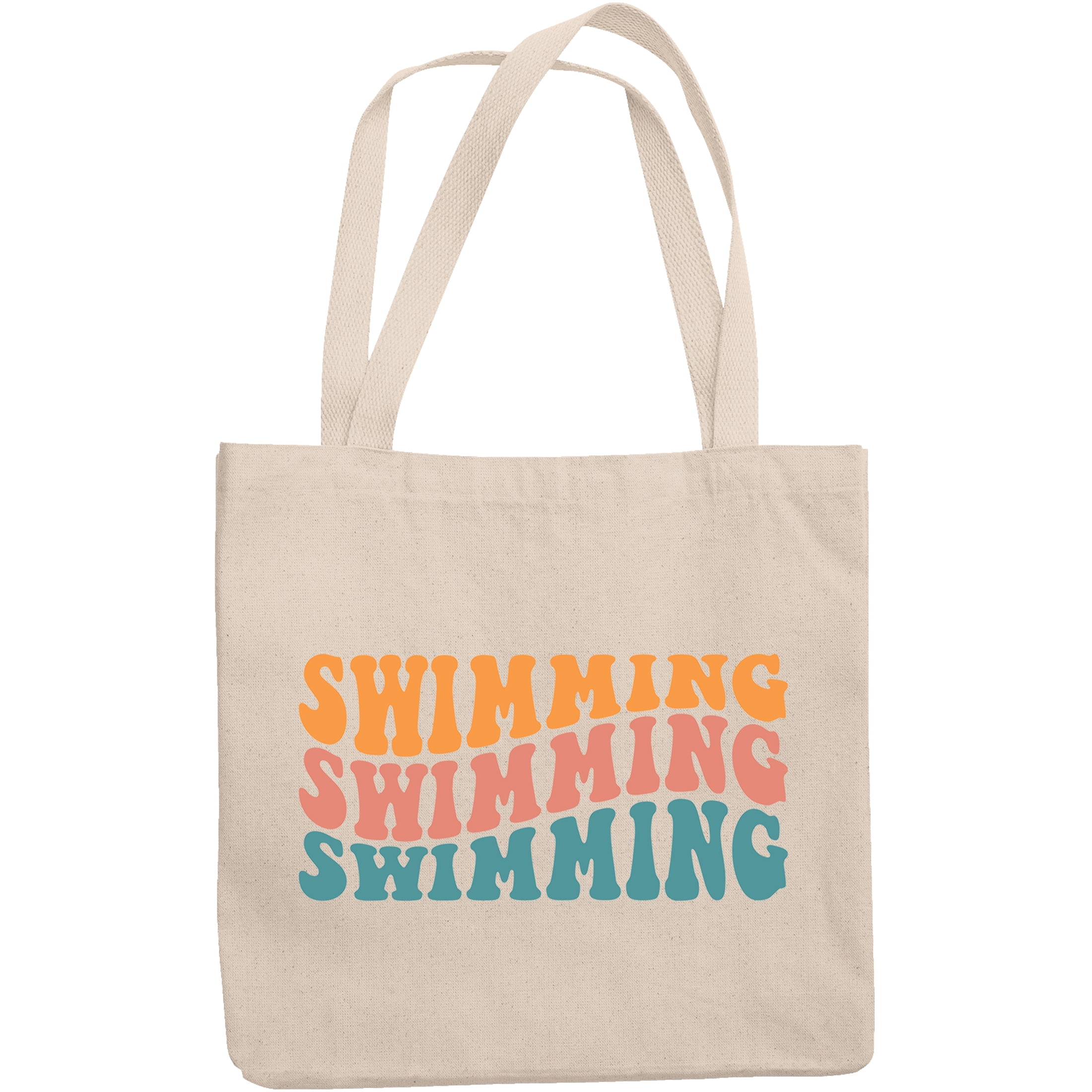 Swimming, Swimmer Themed, Groovy Retro Wavy Text Merch Gift, 12oz ...