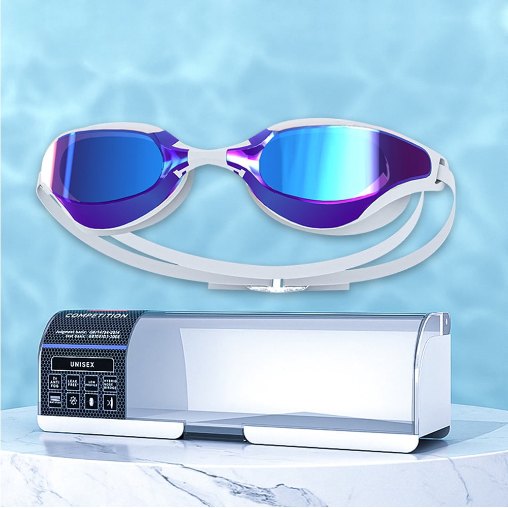 Swimming goggles,Silicone Seal Leakproof Nose Bendable Smooth Lens ...