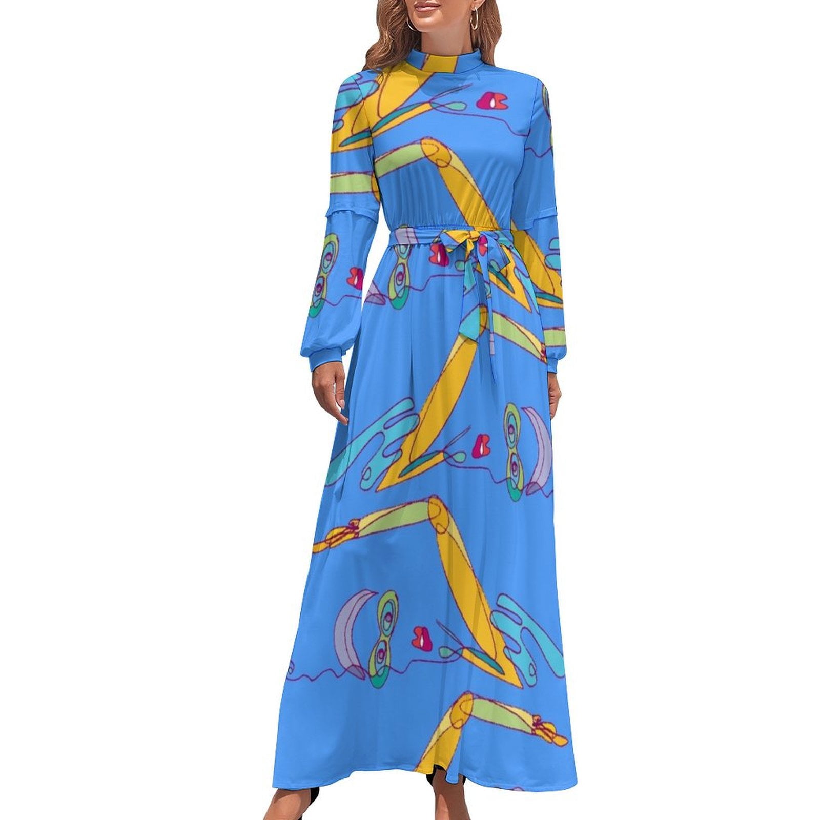 Swimming…it's even more fun with your friends! Long Dress summer woman ...