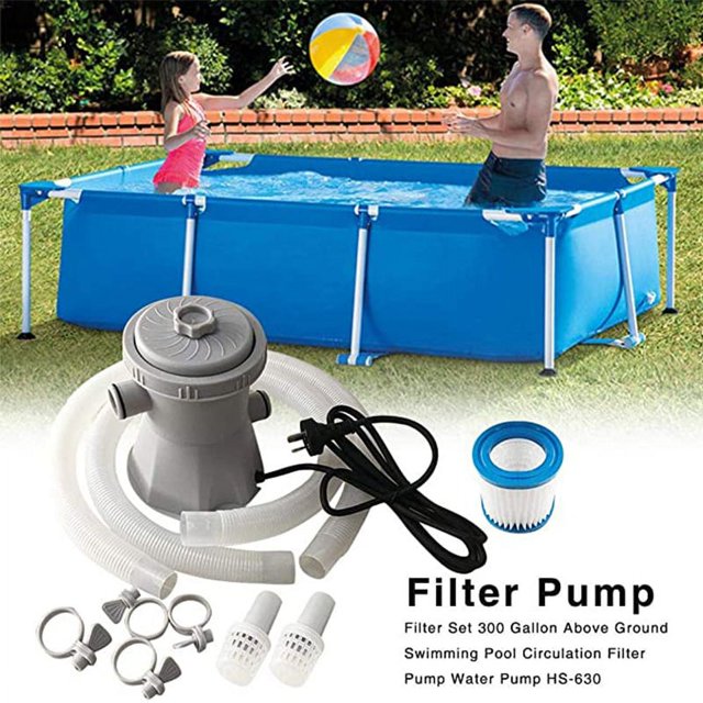 Swimming pool electric filter pump large pool water filter 300 gallon ...
