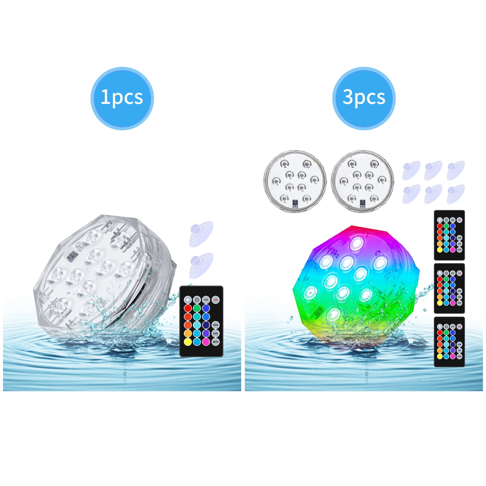 Swimming pool lamp,Party Fish With Remotes 15 Pond Pool Tub Pool Tub ...