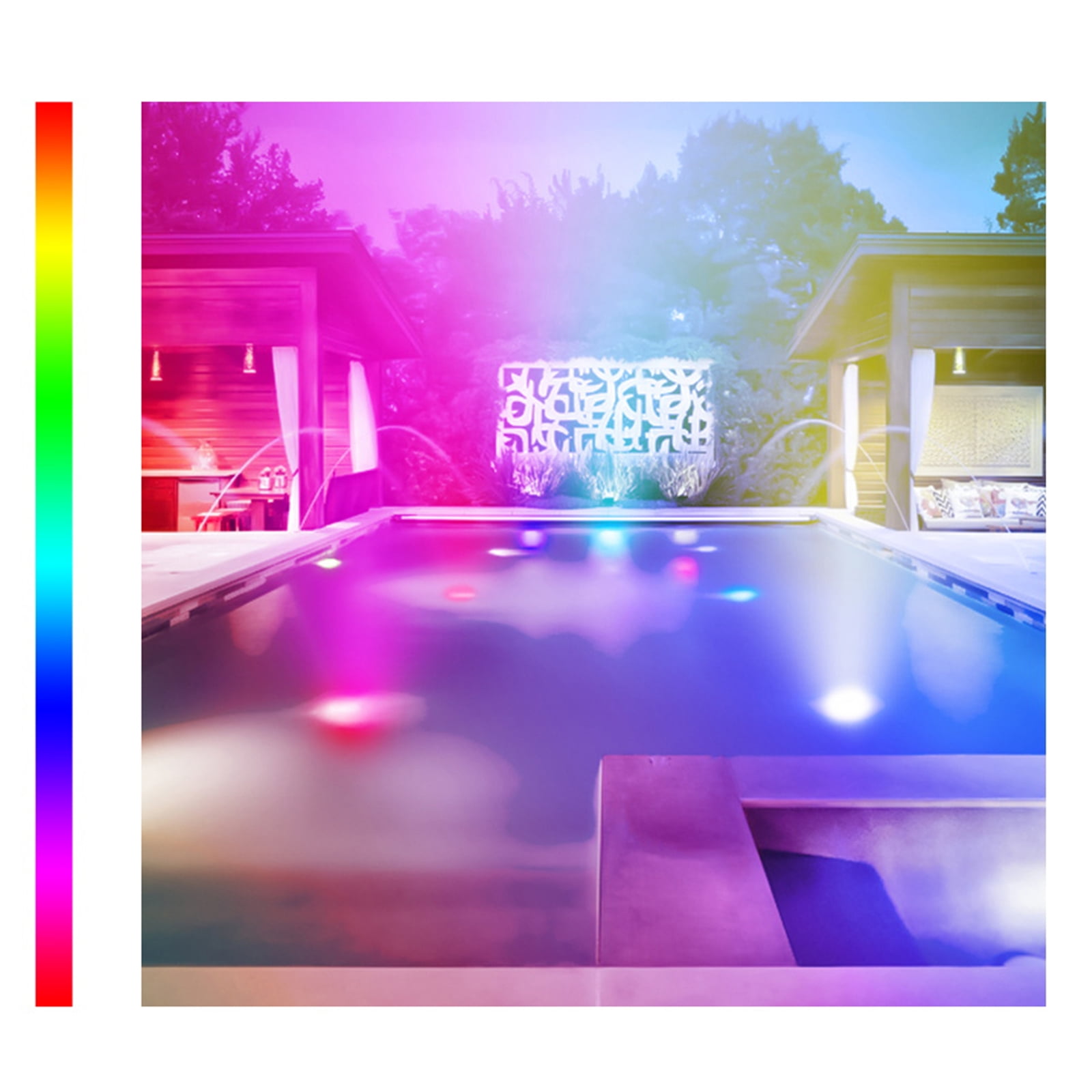 Swimming pool lamp,Remotes 15 Colors Tub Party Fish With Remotes 15 ...