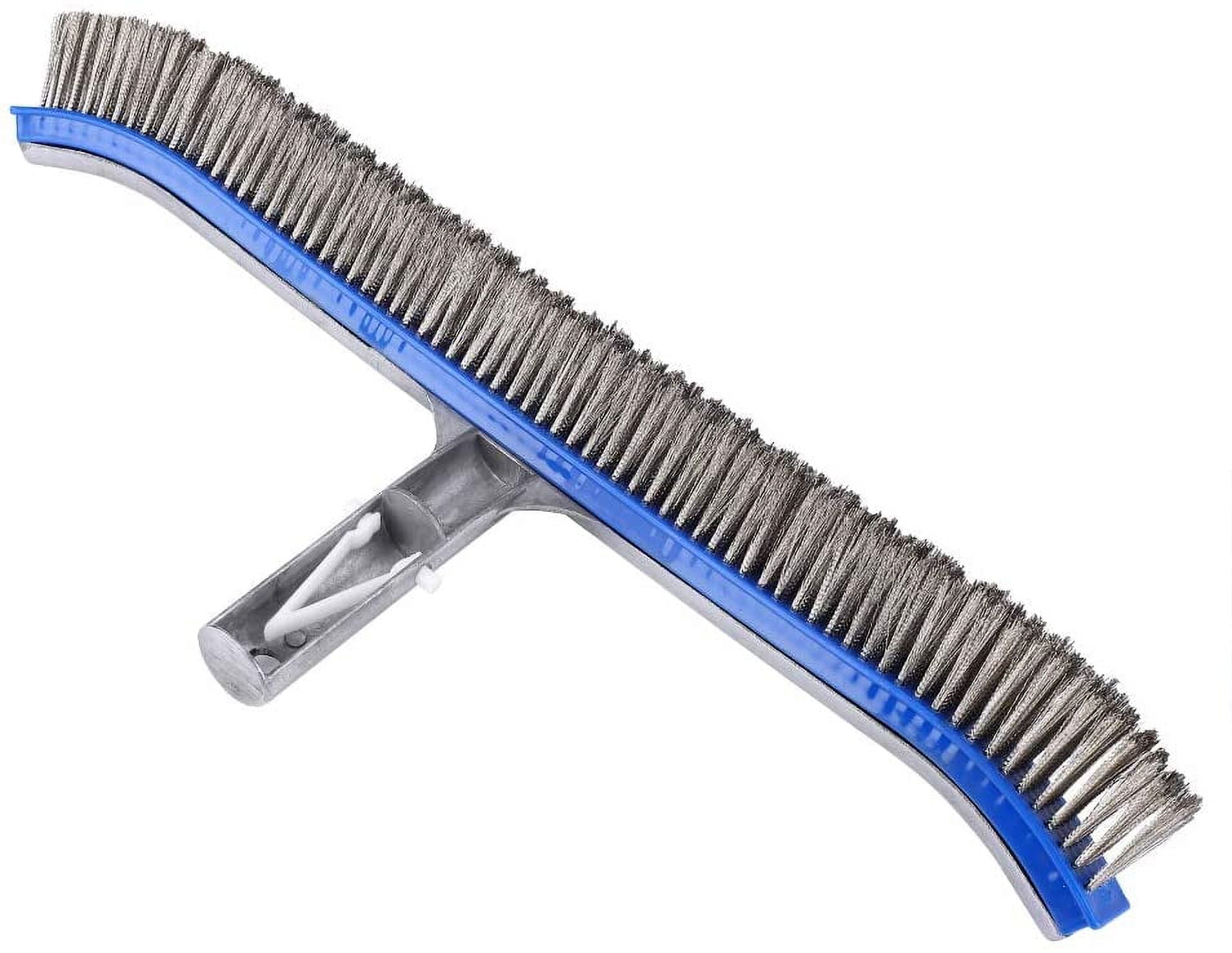 Swimming Pool Steel Brush With Aluminum And Stainless Steel, Used For ...