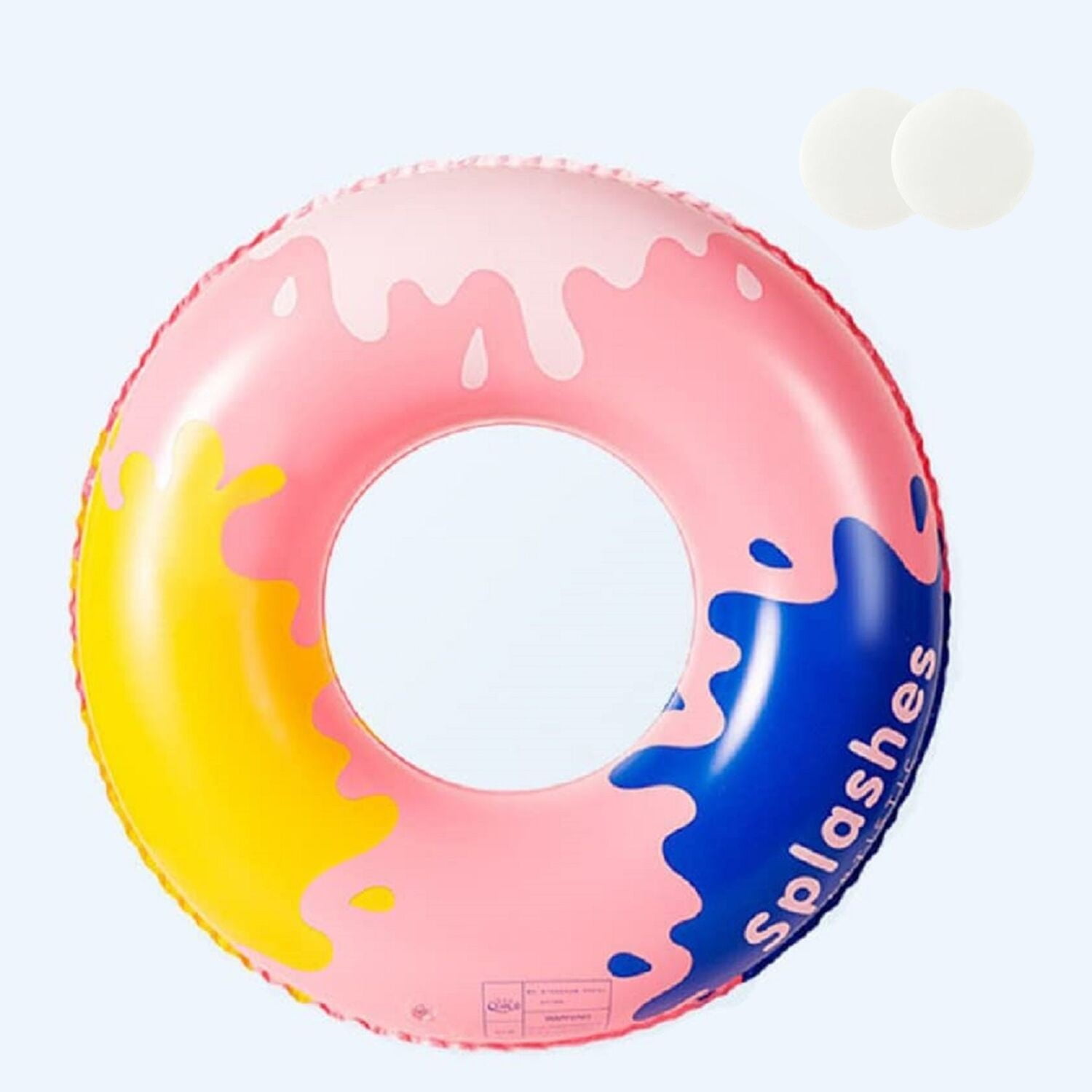 Swimming ring adults use children with a handle to swim to PVC swimming ...