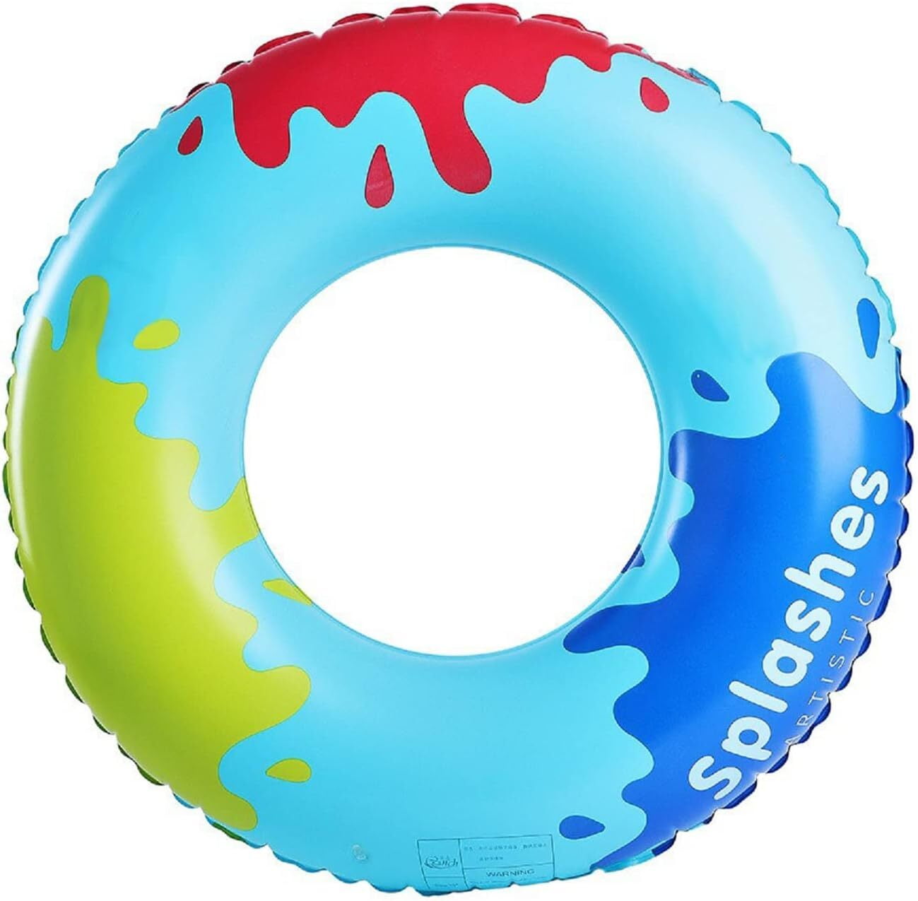 Swimming ring adults use children with a handle to swim to PVC swimming ring with steering wheel ...