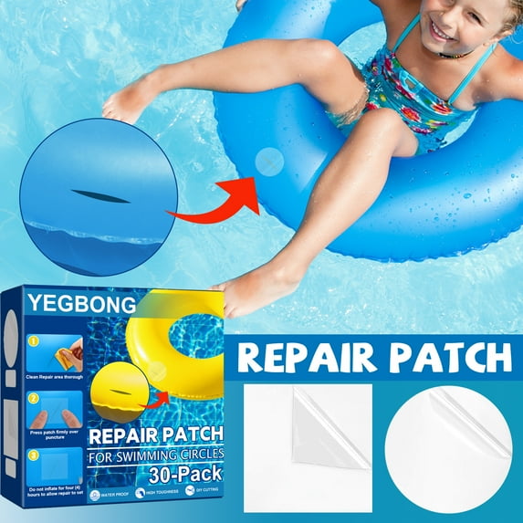 Swimming ring repair kit, self-adhesive inner lining patch, swimming ring inflatable float boat ...