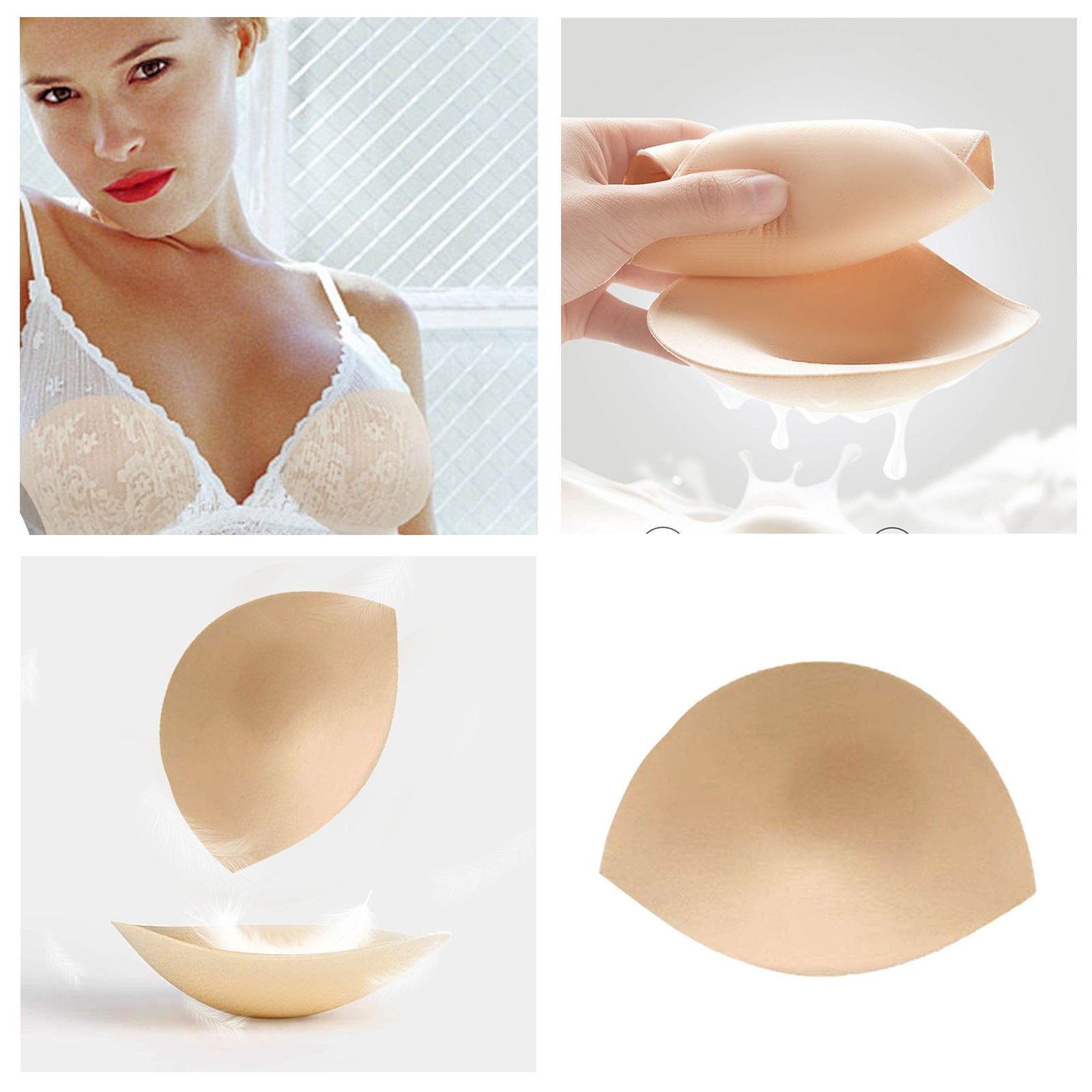 Swimminggear Summer Sunshine Beach Seaside Swimmingwomens Removable Smart Cups Bra Inserts Pads