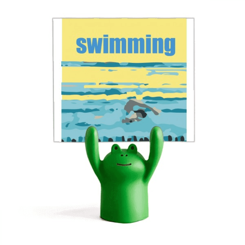 Swimng Water Sport Art Deco Fashion Memo Holder Cartoon Animal Frog ...