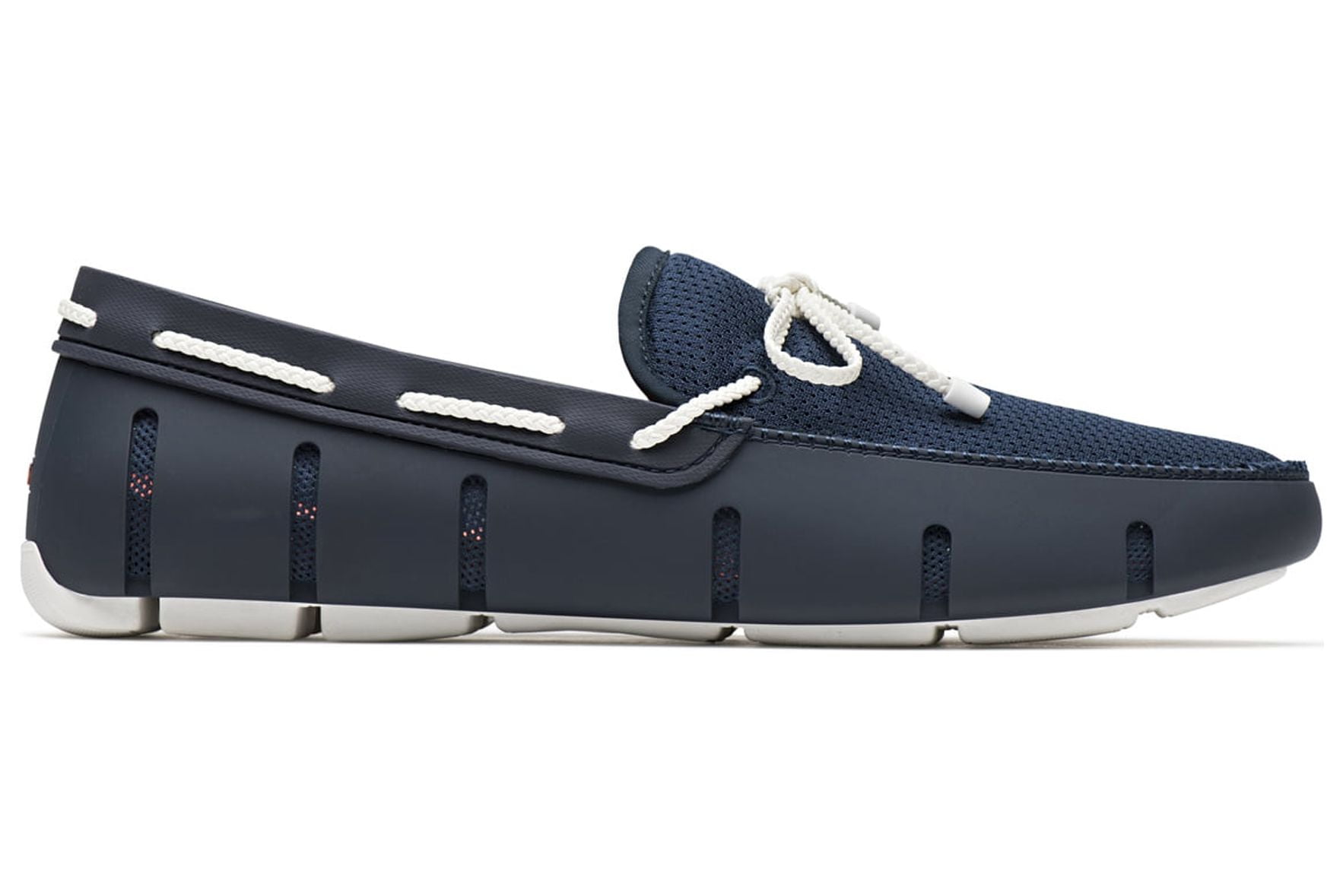 Swims Men's Braided Lace Loafer in Navy/White, 13 US - Walmart.com