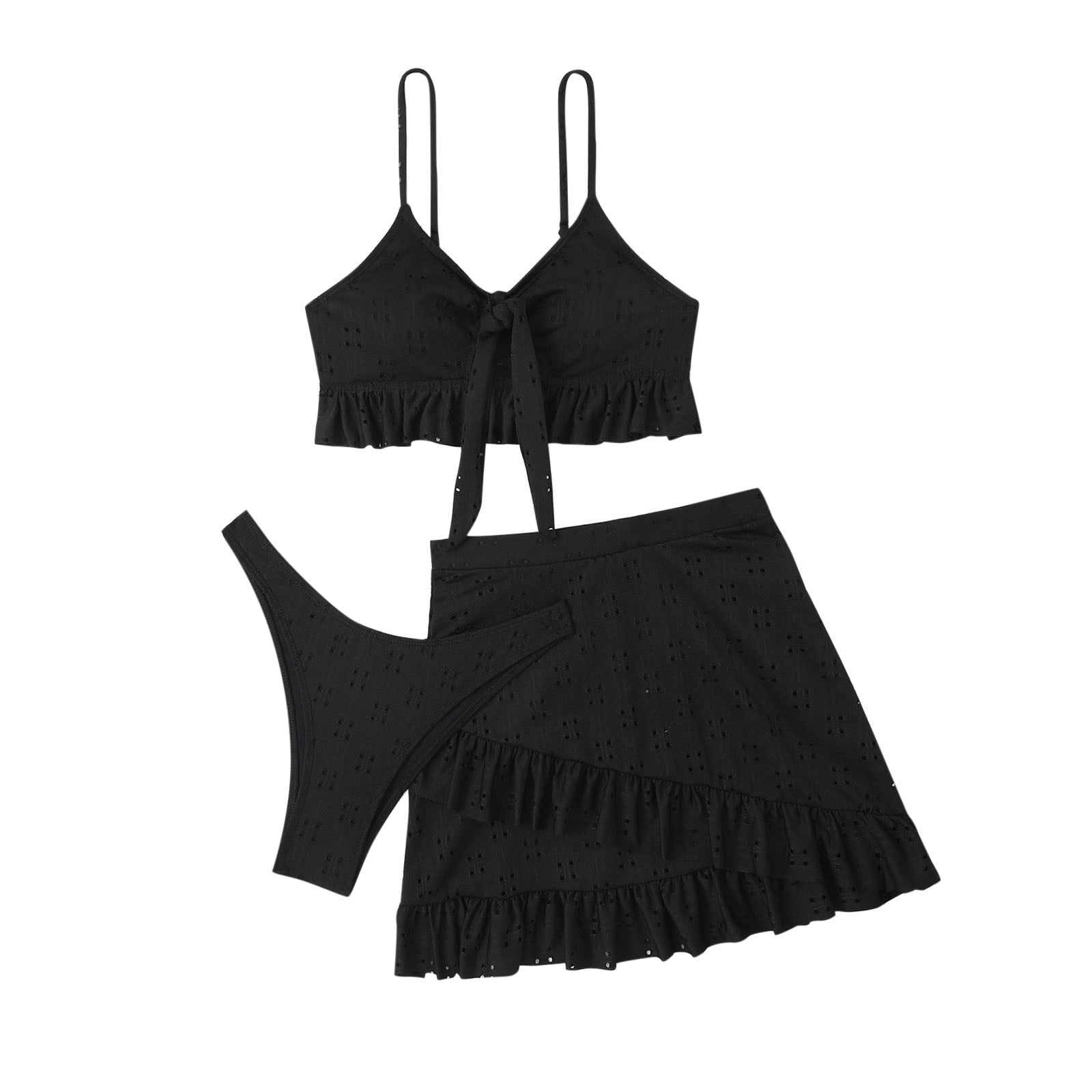 Swimsuit Clearance Sale Women 2 Piece Belted Swimsuits for Women Ruffle ...