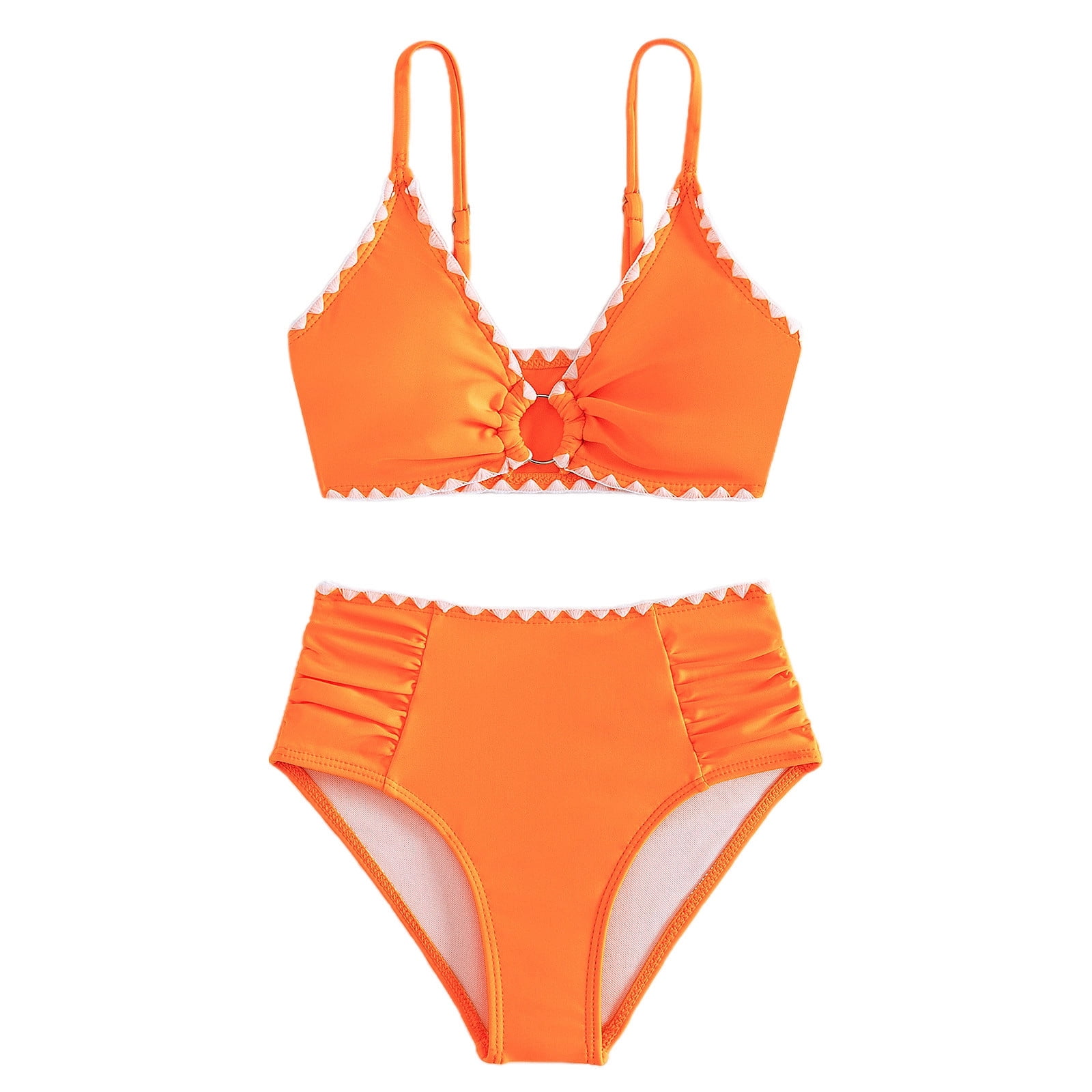 Swimsuit Girls Swimsuit with Shorts Girls' Two-Piece Swimwear Cute ...