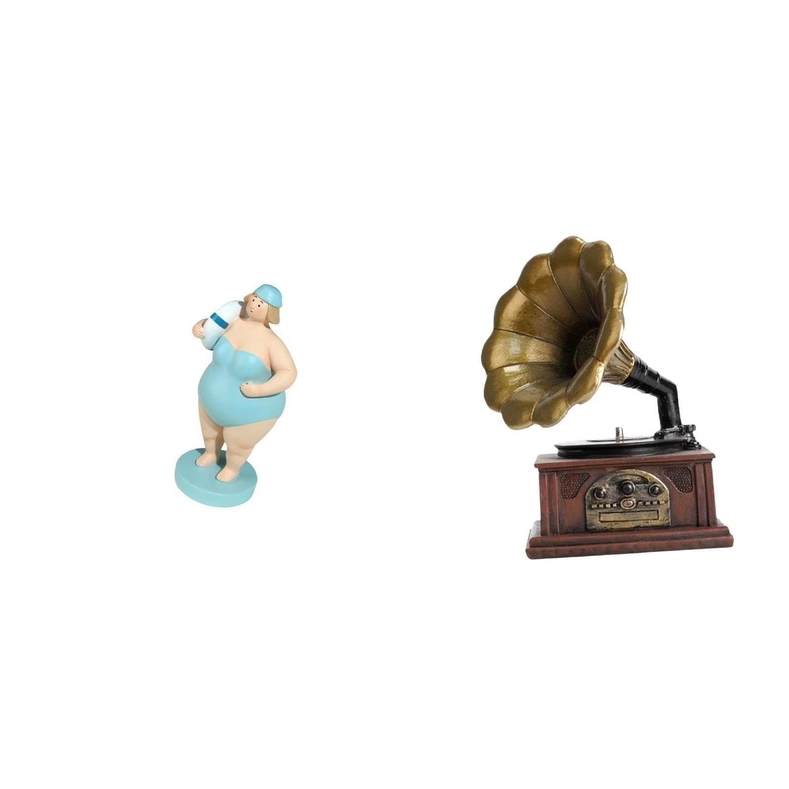 Swimsuit Lady Figurine Collectible Sculpture Vintage Statue Retro Resin ...