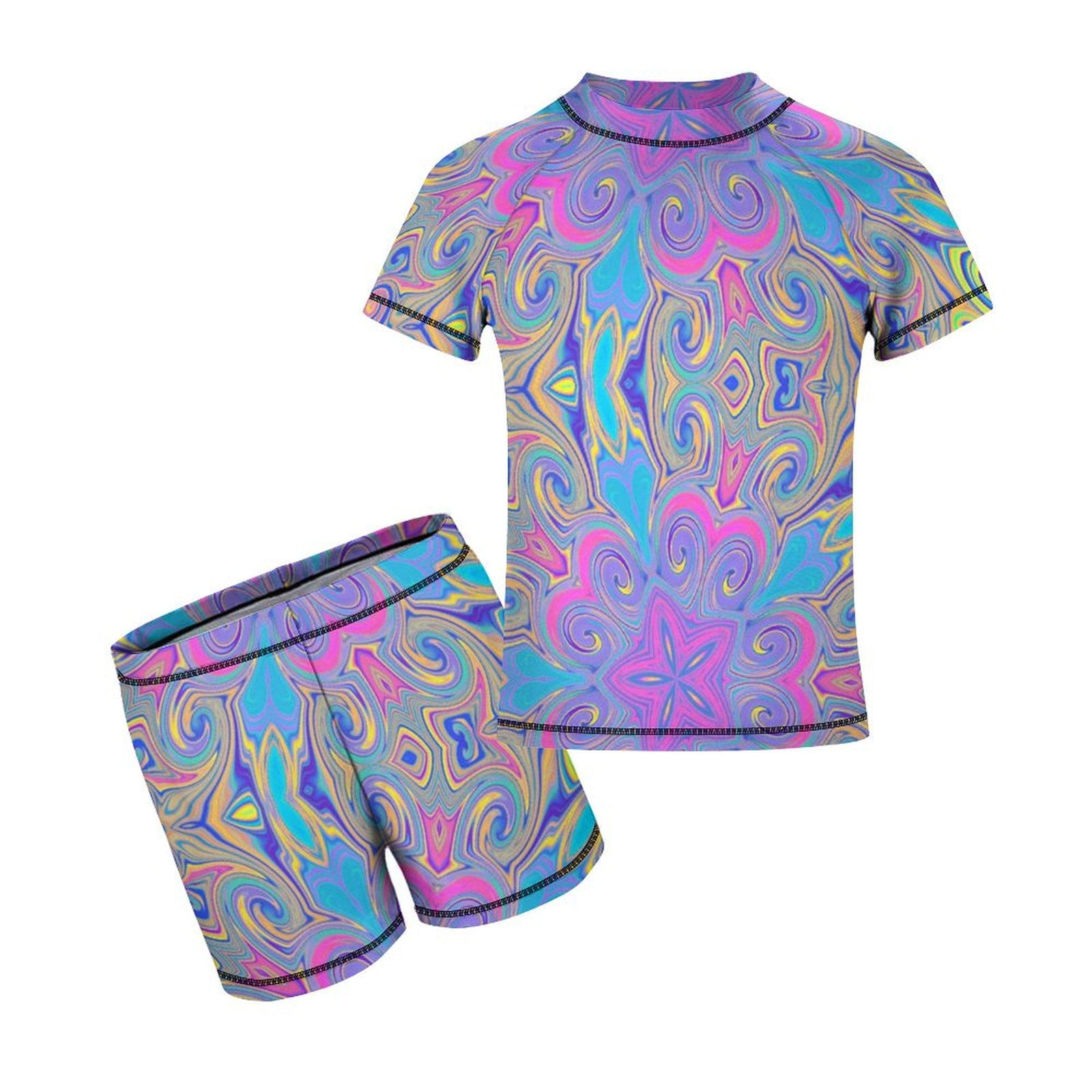 Swimsuit Sets Girls Boys Swimsuit Cute Beach Gift for Daughter Son 7-9Y（120cm） - Walmart.com