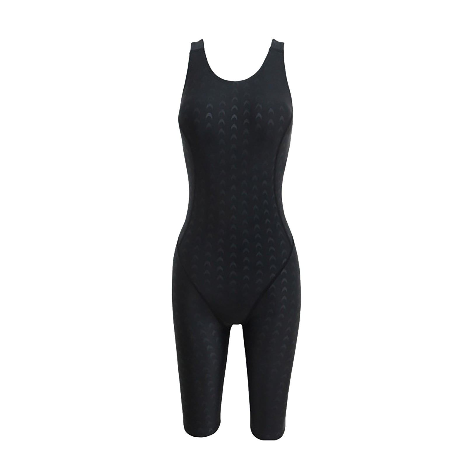 Swimsuit Training Sleeveless Five Point Swimsuit Women's Racing ...