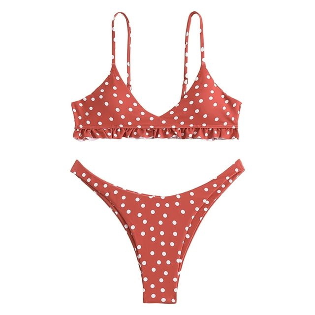 Swimsuit Women Bikini Sexy Solid Color Womens New Sexy Edge V Bikini