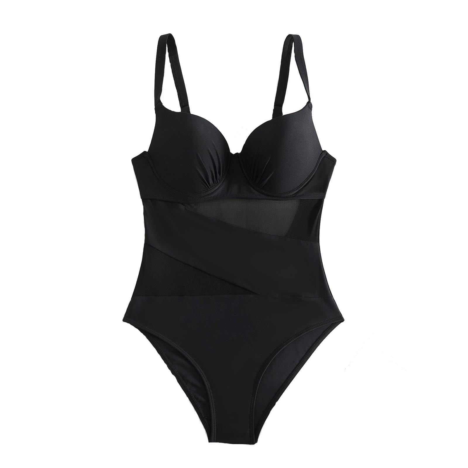 Swimsuits Clearance Women One Piece Swimsuit V Neck Cutout Sexy Bathing