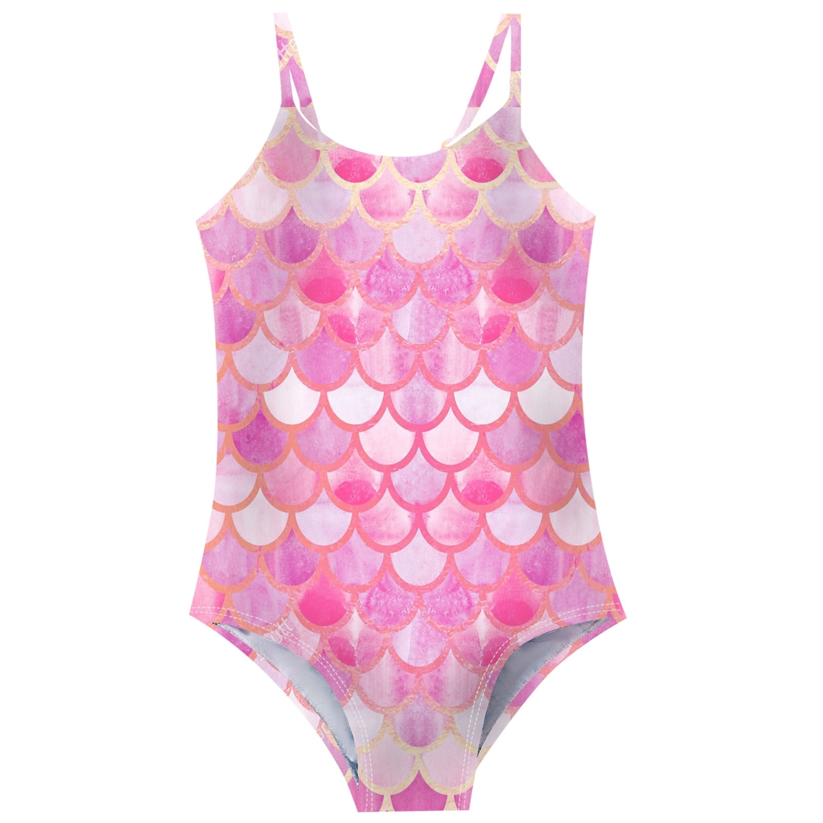 Swimsuits For Girls 3D Printed Fishscale Swimsuit For Baby Cuhk Kids ...