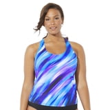 Swimsuits for All Women's Chlorine Resistant Racerback Tankini Top ...