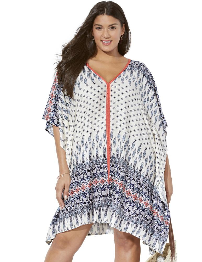 Swimsuits for All Women's Kelsea Cover Up Tunic - Walmart.com