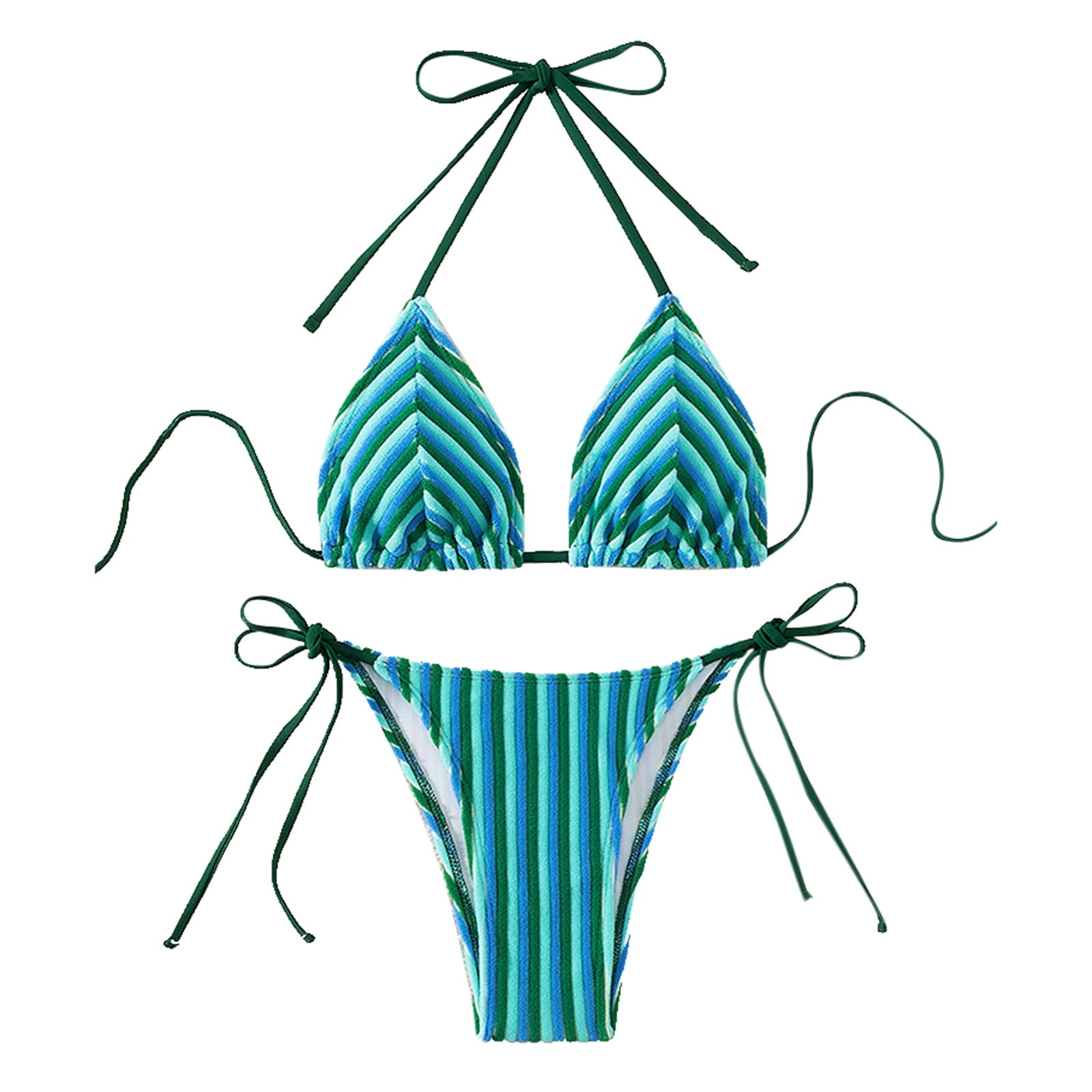 Swimsuits for Women Sling Trendy Print Summer Casual Separates Tankini ...