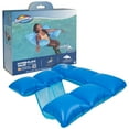 Swimways Comfort Cloud Sling Seat Swimming Lounger, Fast Inflation, Arm ...