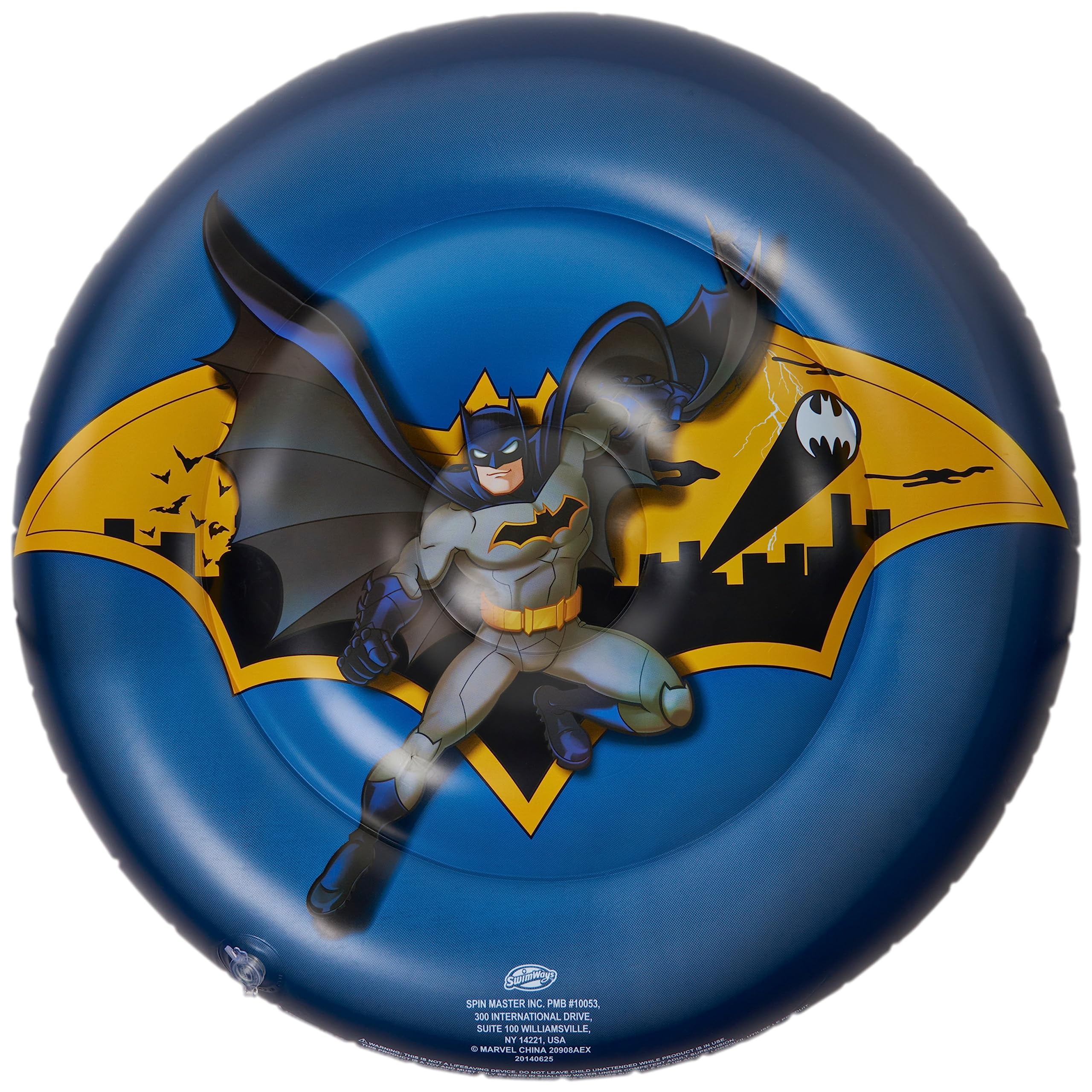 SwimWays Kid's DC Batman Inflatable Swimming Pool Reversible Float ...