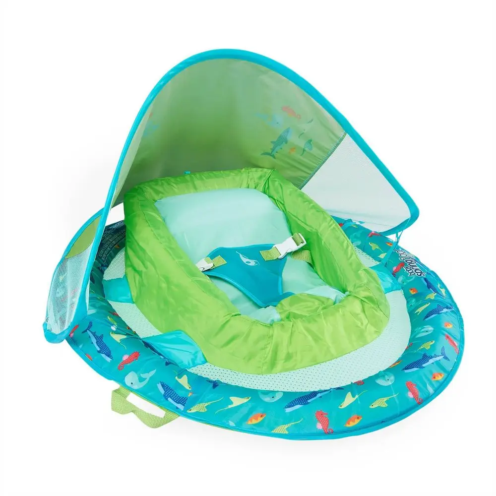 Swimways Sun Canopy Infant Baby Spring Float - Green, Pool Water ...