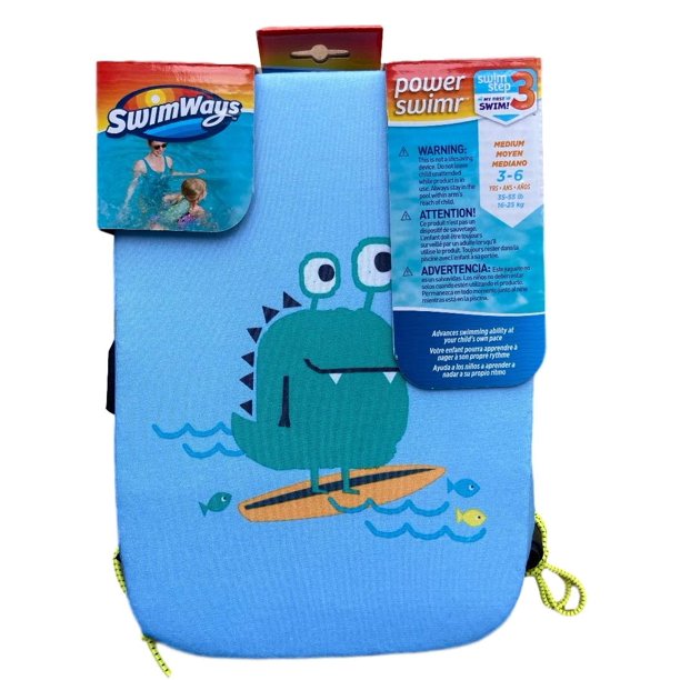 Swimways Power Swimr Swim Training Aid Life Float Vest, Size: Small ...