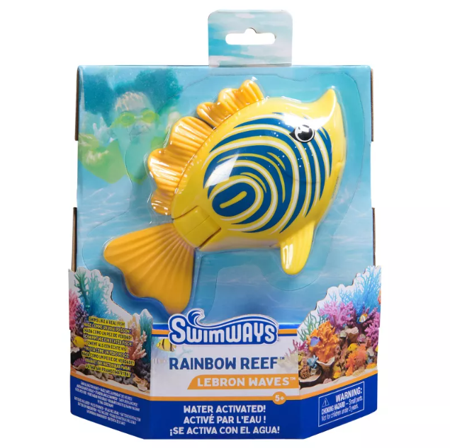 Swimways Rainbow Reef Fish, Lebron Waves - Walmart.com