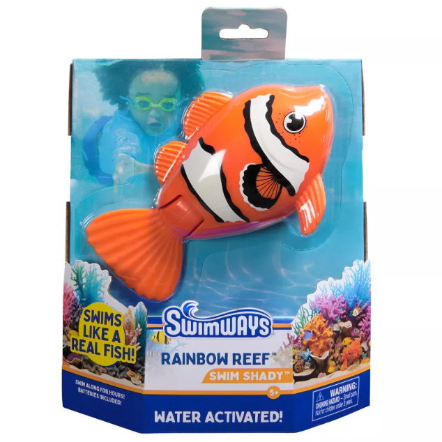 Swimways Rainbow Reef Fish, Swim Shady - Walmart.com