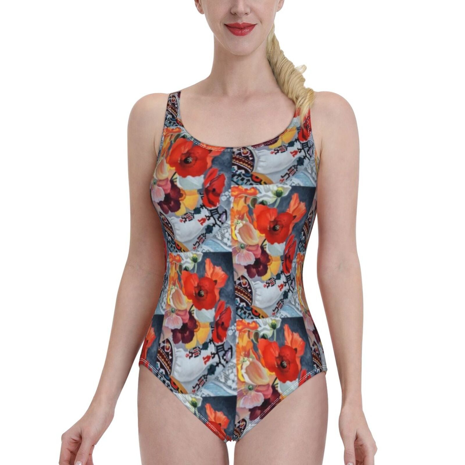 Swimwear 2024 Ukrainian Beauty New Sexy Mesh Patchwork One Piece