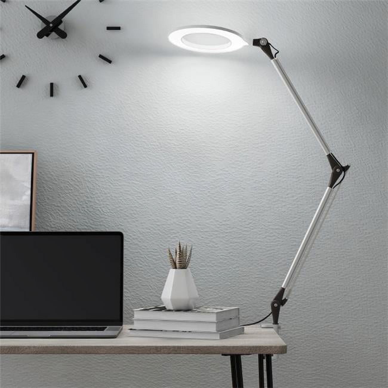 Swing Arm Architect Task Lamp with Clamp Silver - Walmart.com