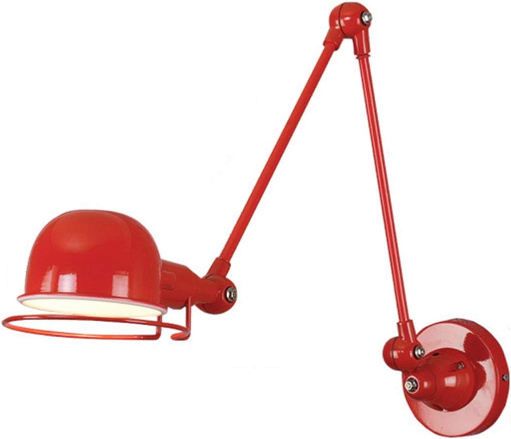 Swing Arm Wall Lamp, Industrial Telescopic Manipulator Wall Sconce ...