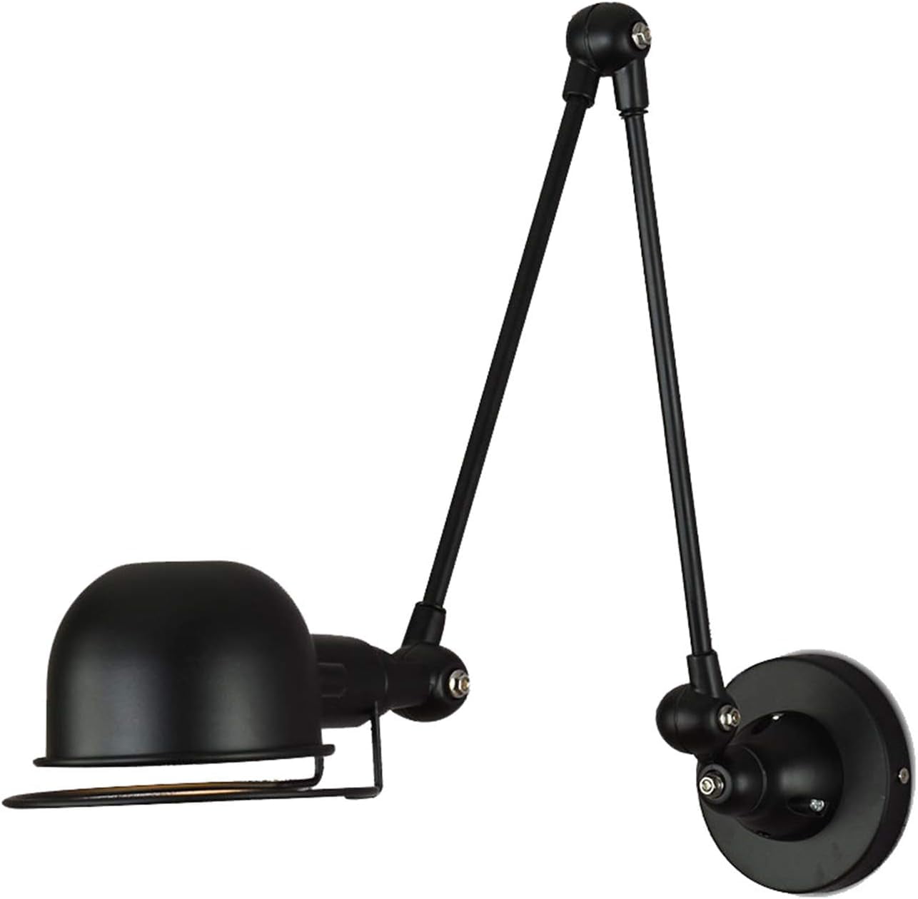 Swing Arm Wall Lamp, Industrial Telescopic Manipulator Wall Sconce ...