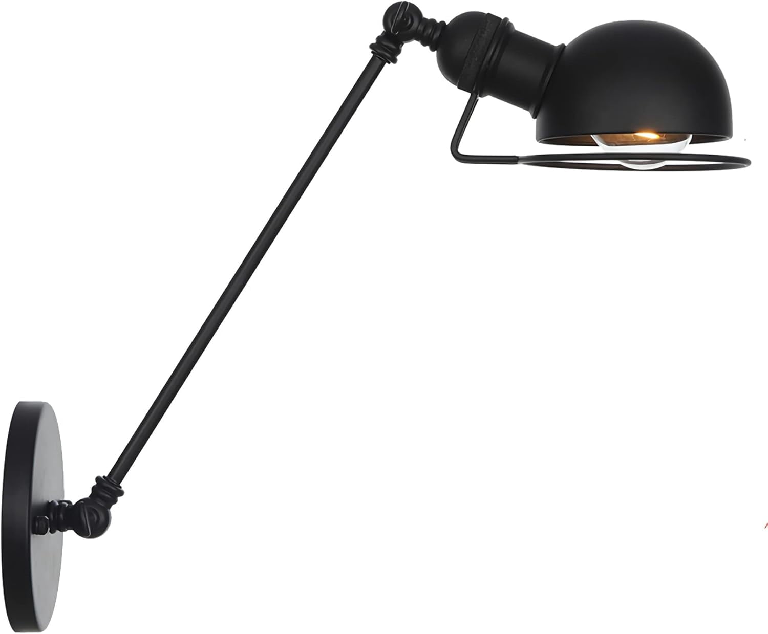 Swing Arm Wall Lamp, Industrial Vintage Metal Wall Lights,Farmhouse ...