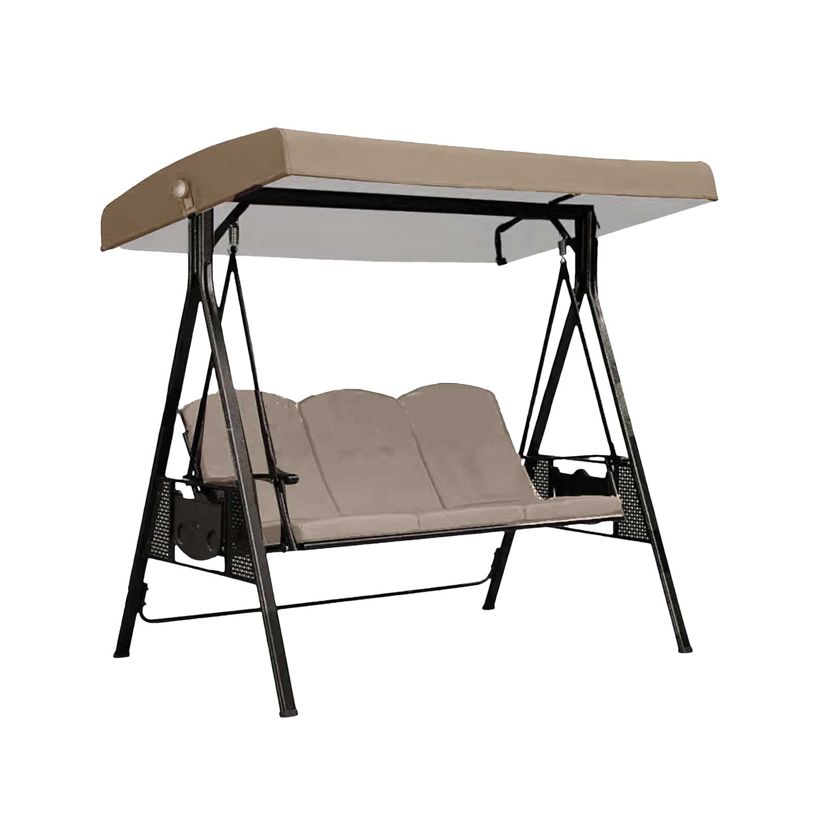 Swing Canopy Replacement Top for Outdoor Patio Swing 3 Seat 210D ...
