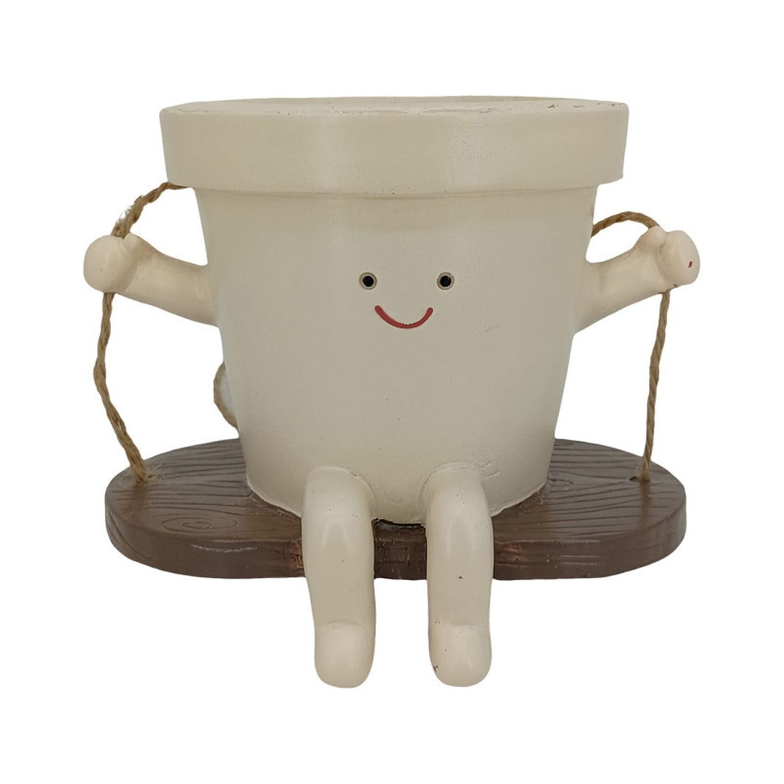 Face Planter Pot, Moyeeka Double Flower Pots in One - Face Flower Pots ...