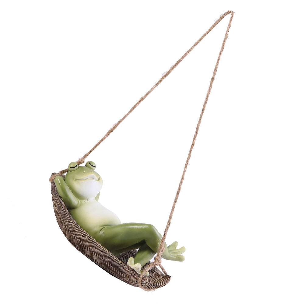 Brandonz Adorable Frogs Statue Delicate Frogs Ornament Suspending Frogs ...