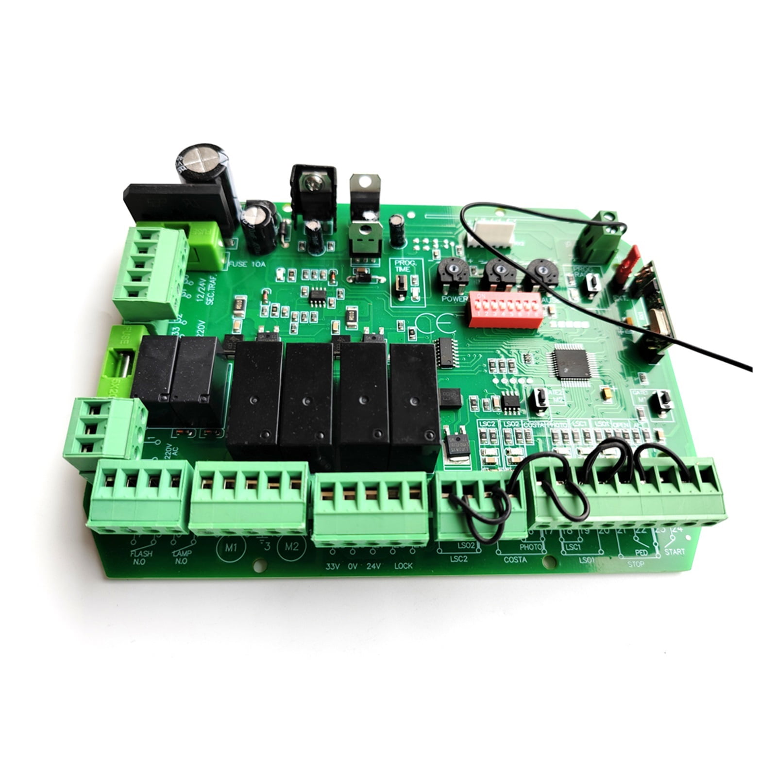 Swing Gate Opener Motor Controller Circuit Card Mother Board For 24VDC ...