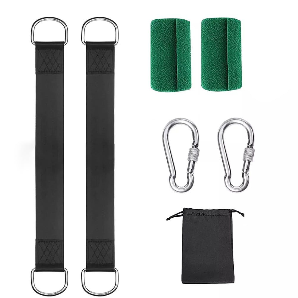 Swing Hanging Straps Set, 500kg Capacity, Tree-Friendly Outdoor Swing ...