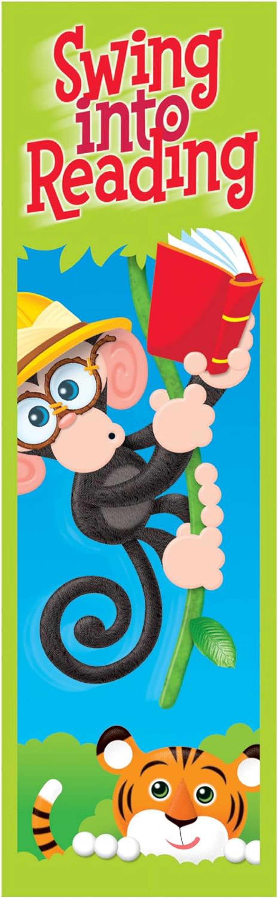Swing Into Reading Monkey Mischief Bookmarks - Walmart.com