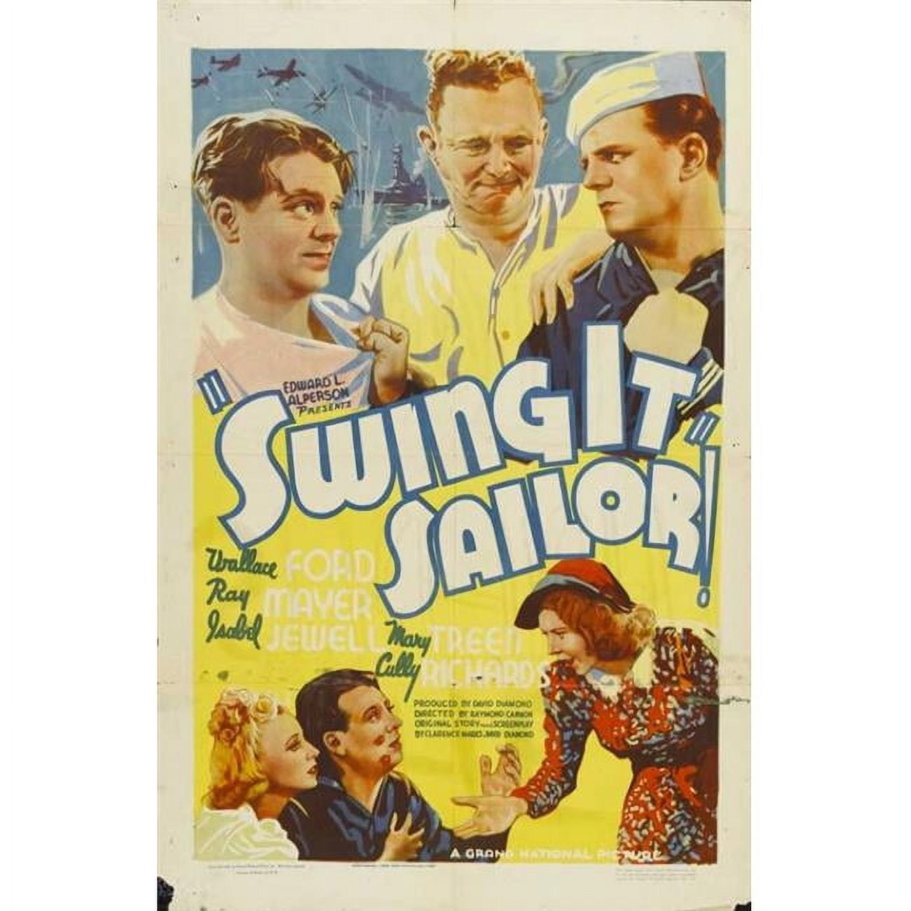 Swing It Sailor Movie Poster - 27 x 40 in. - Walmart.com